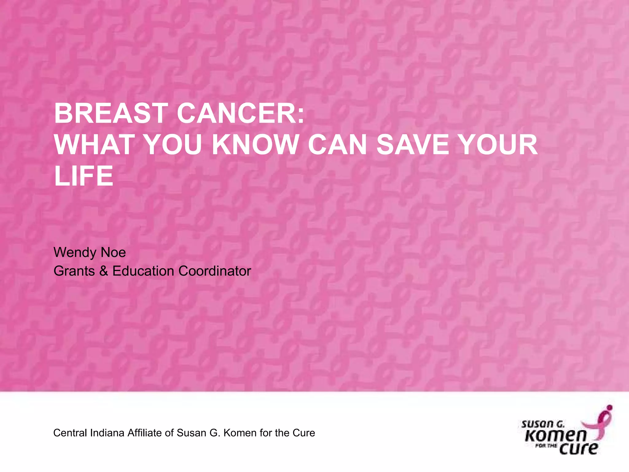 Breast Cancer 101 | PPT