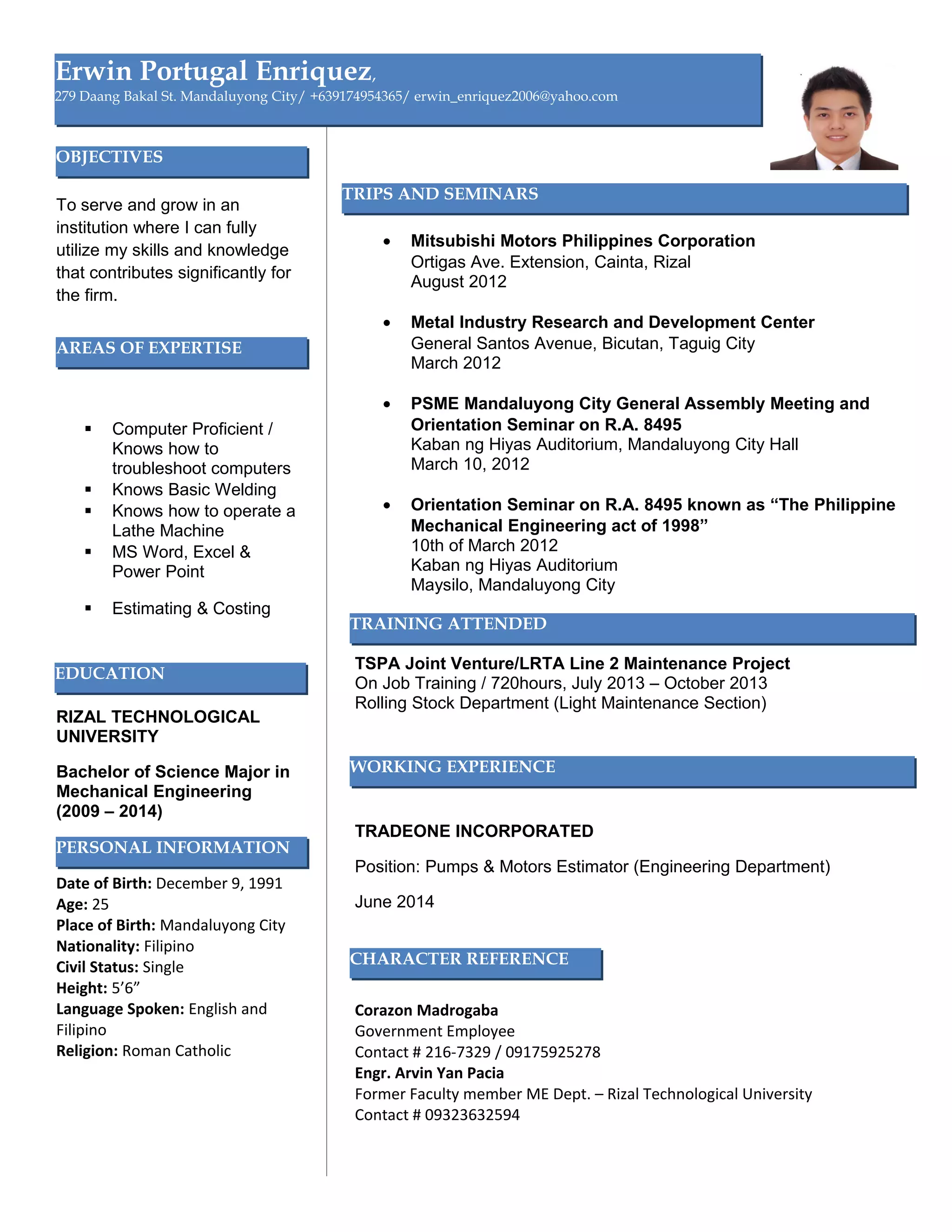 Erwin P. Enriquez | DOC | Civil Engineering Industry | Industries