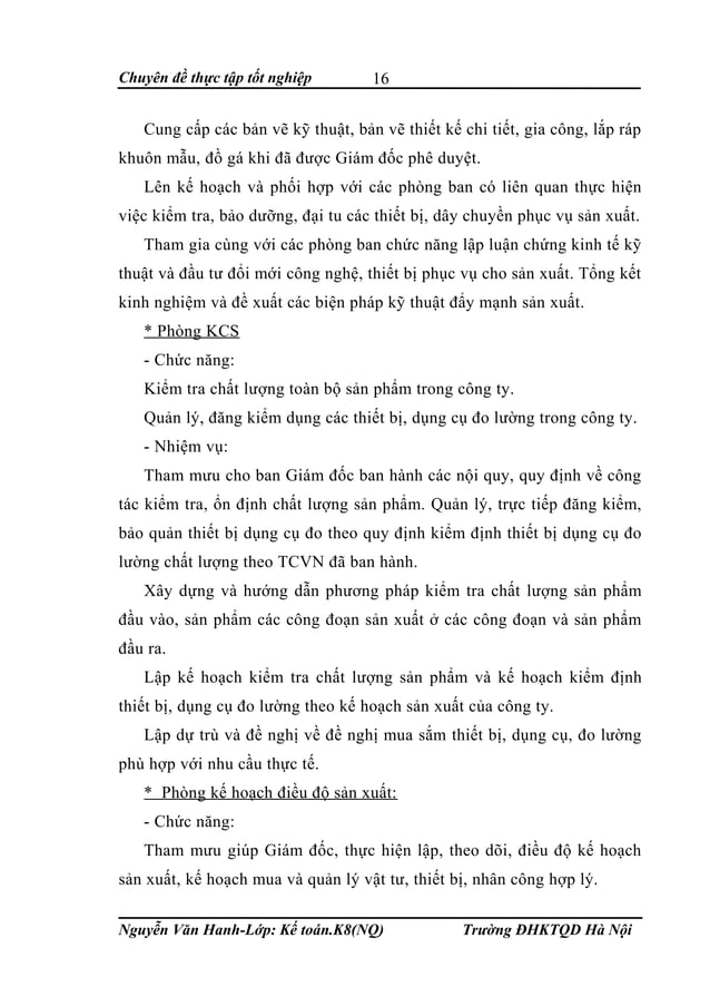 Báo cáo thực tập về công ty TNHH Thương Mại và Dịch Vụ Đức Thịnh | DOC