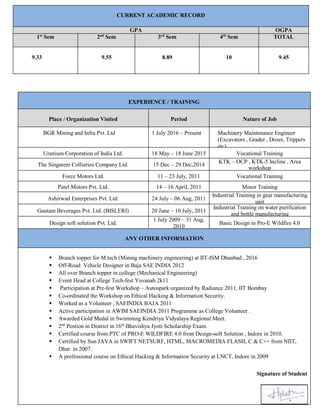 Harsh ISM Resume -Autosaved- | PDF