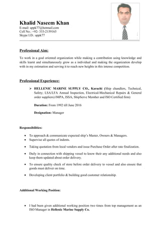 Khalid Resume | PDF