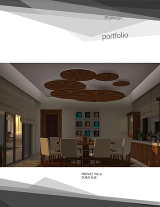 PORTFOLIO-DINESH KUMAR-INTERIOR DESIGNER | PDF