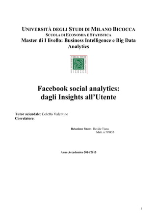 relazione finale master | PDF