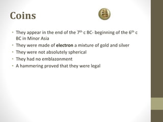 Greece - history of currency | PPTX