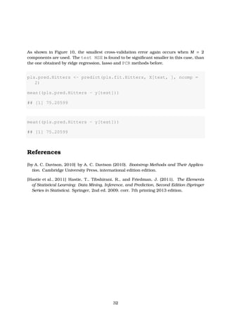 Linear Model Selection and Regularization (Article 6 - Practical exercises) | PDF