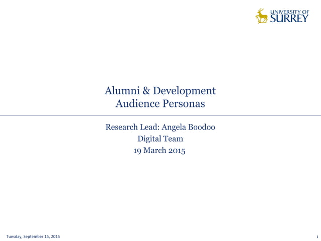 Alumni-Development-Audience-Personas_Portfolio | PPT