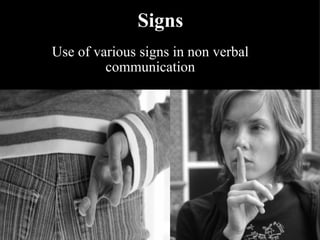 Non verbal Communication and use of body language | PPT