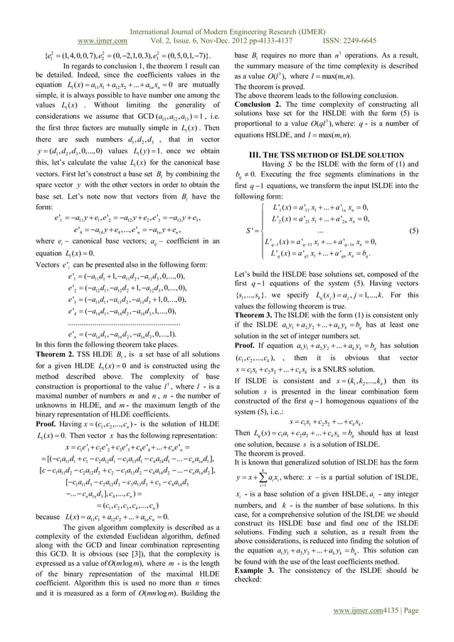 The Computational Algorithm for Supported Solutions Set of Linear Diophantine Equations Systems ...