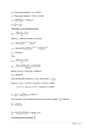 Rheology of Fluids Hydraulic Calculations & Drilling Fluid (Mud ...