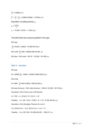 Rheology of Fluids Hydraulic Calculations & Drilling Fluid (Mud ...