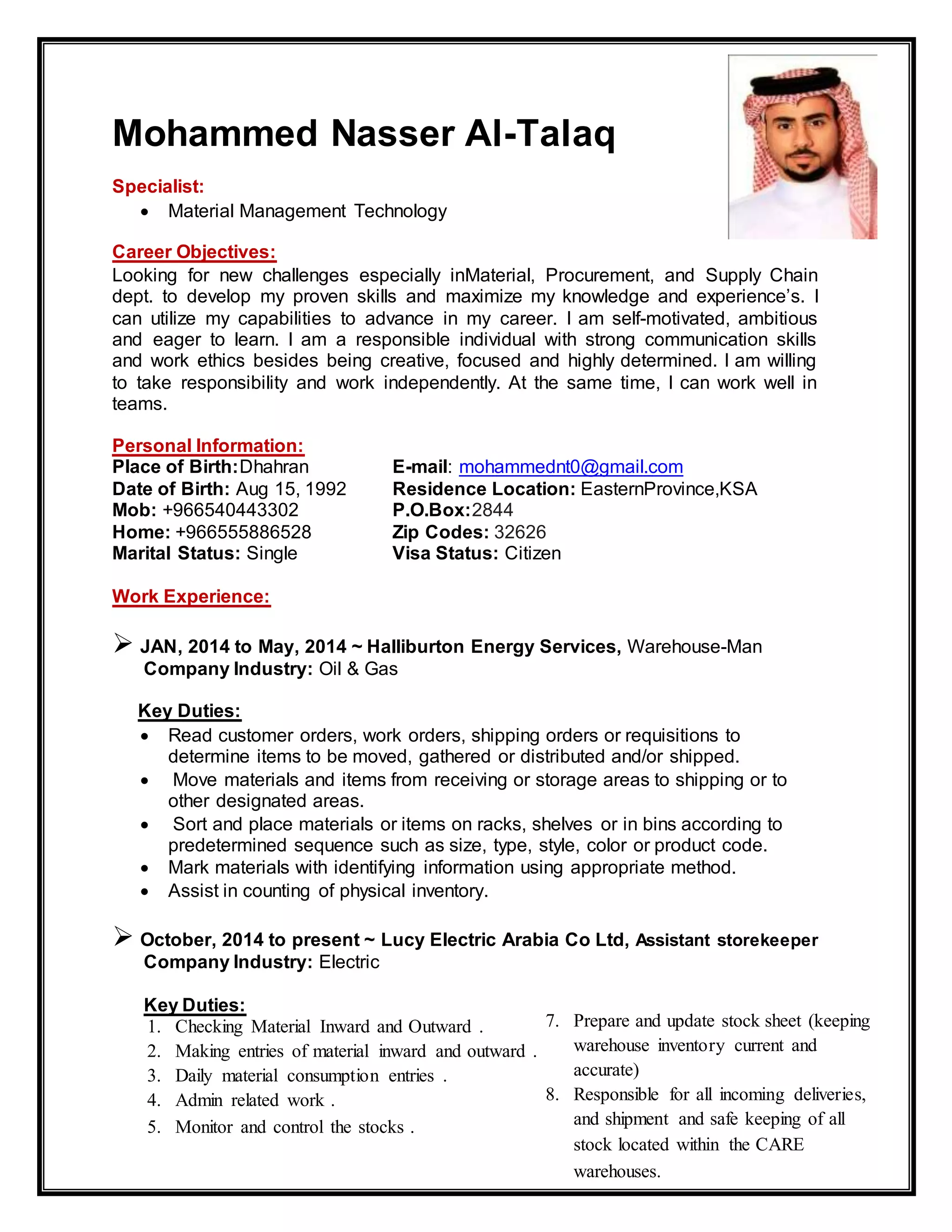 Mohammed CV EN | DOCX