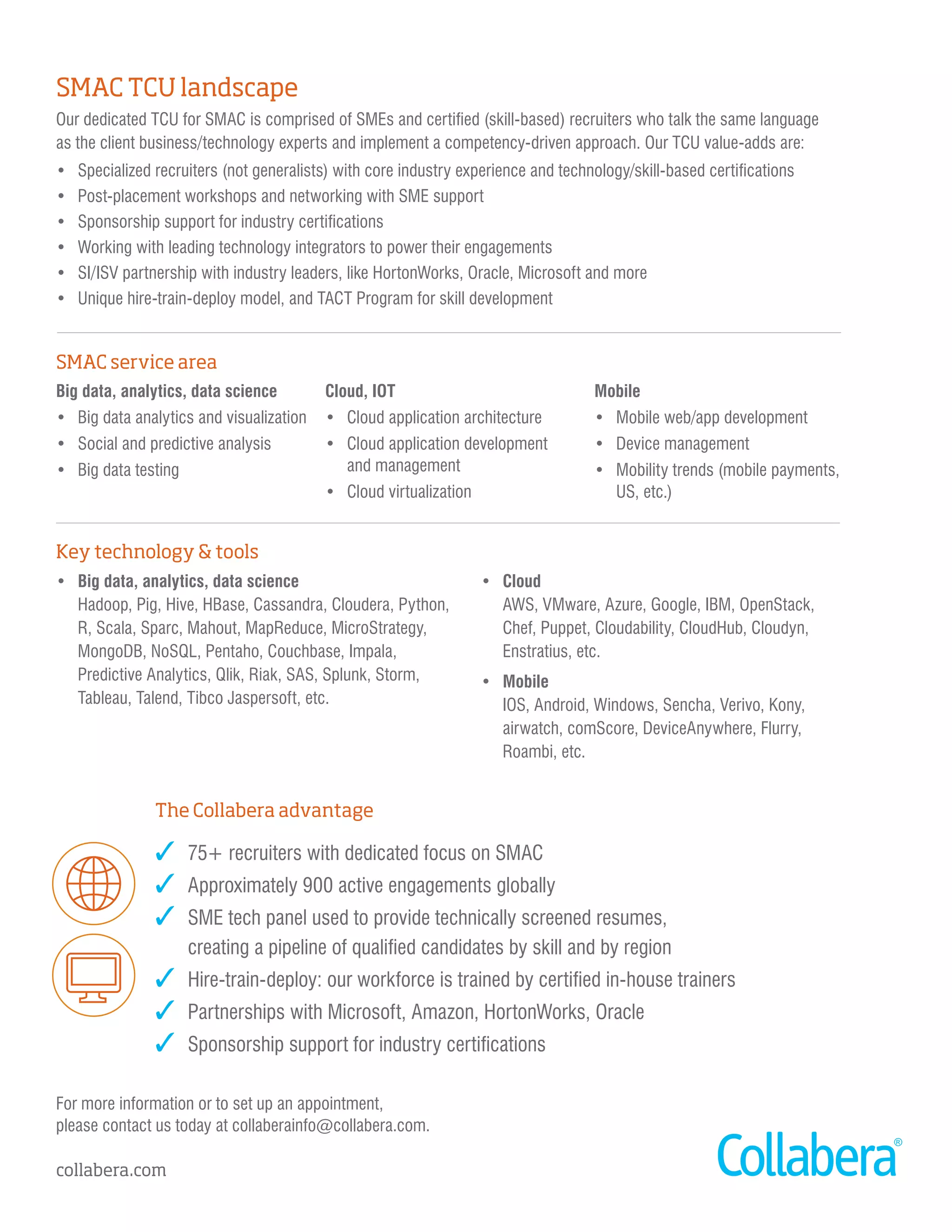 Collabera SMAC TCU Flyer 2016 | PDF