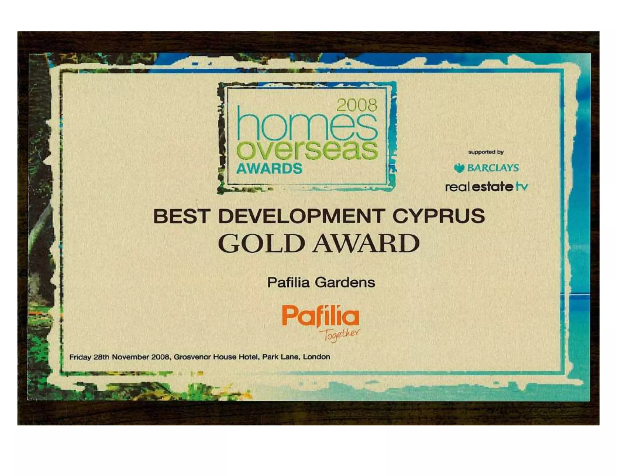 Pafilia Gardens Award | DOCX