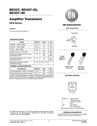 Bc337 d | PDF