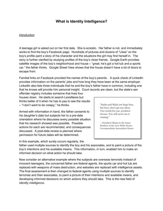 What is I2 Final-Approved | PDF