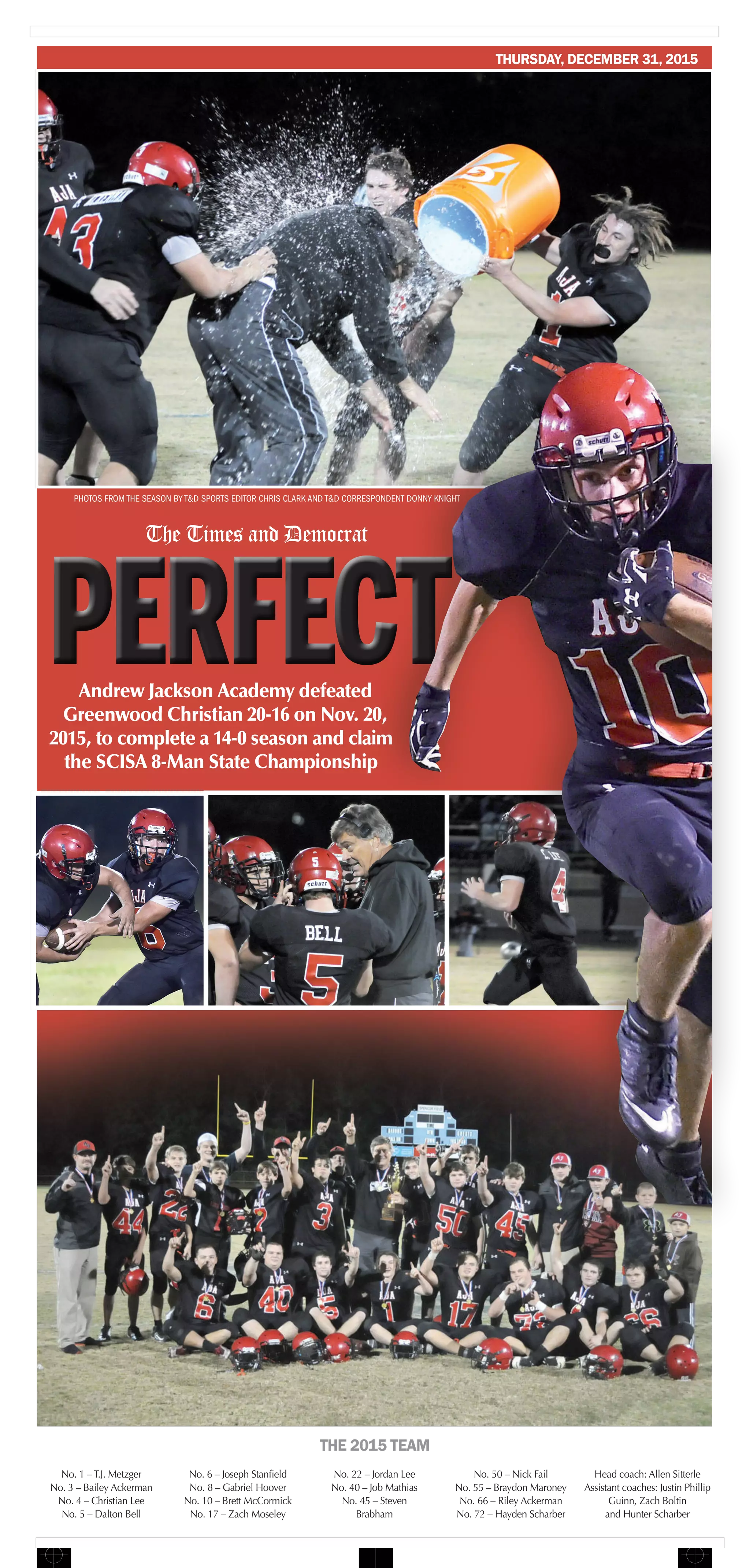 2015 aja state championship poster | PDF | College Football | College ...