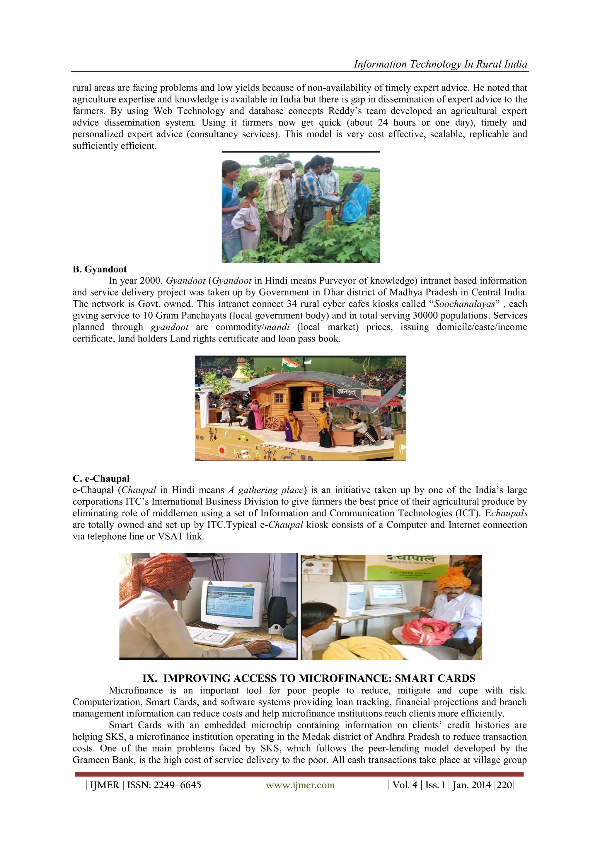 Information Technology in Rural India | PDF