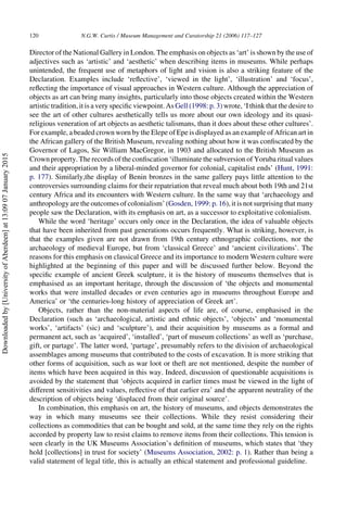 universal museums | PDF
