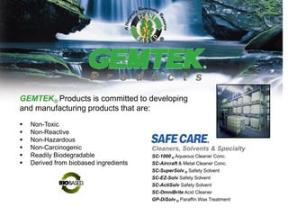 GEMTEK Corp Intro | PDF