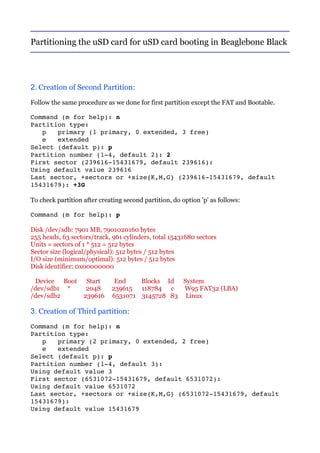 Partitioning_SDcard | PDF