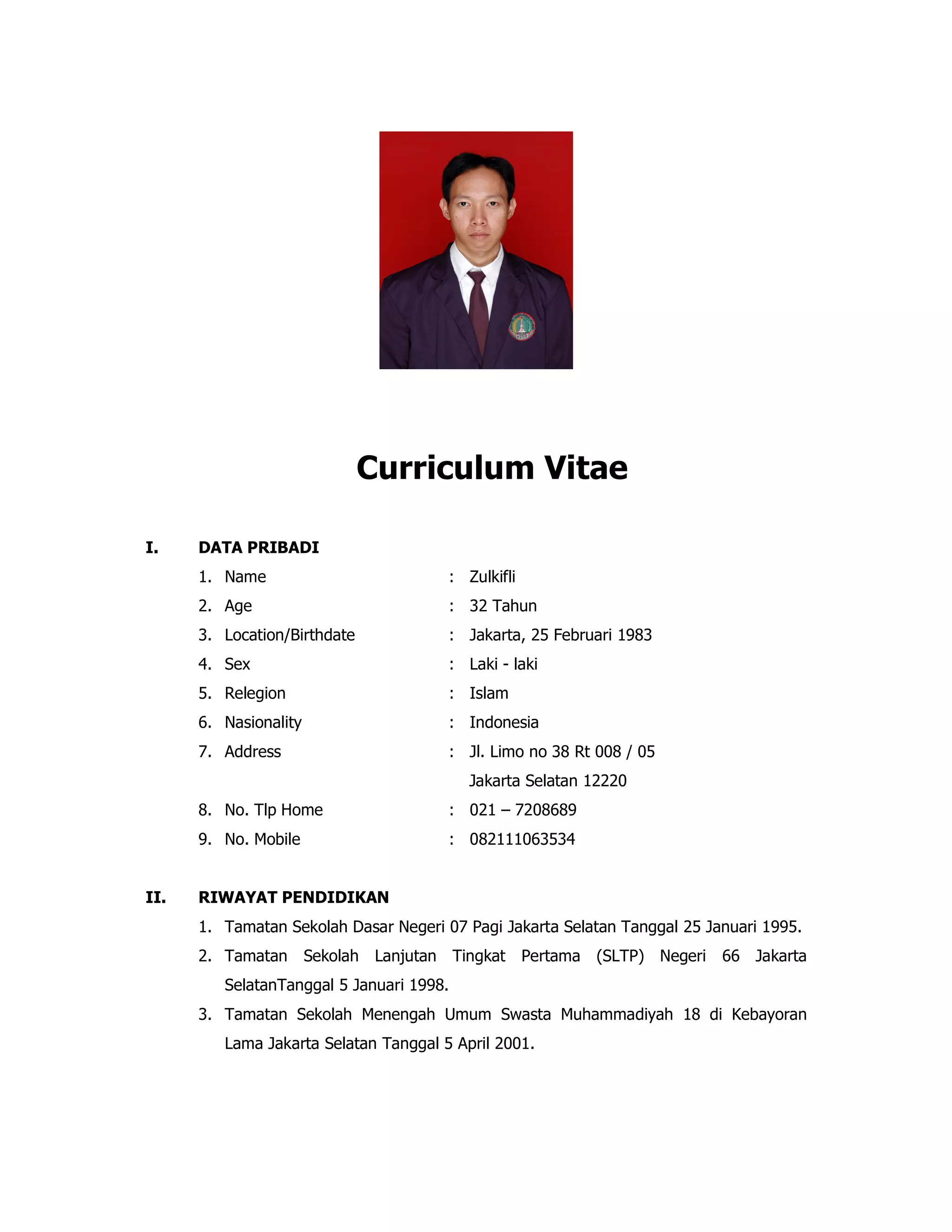 CV ijul | PDF