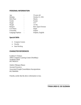 updated resume | DOC