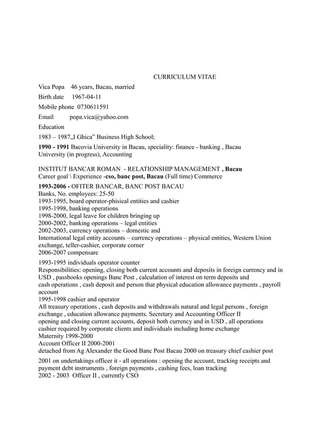 CV -E N Popa Vica | RTF