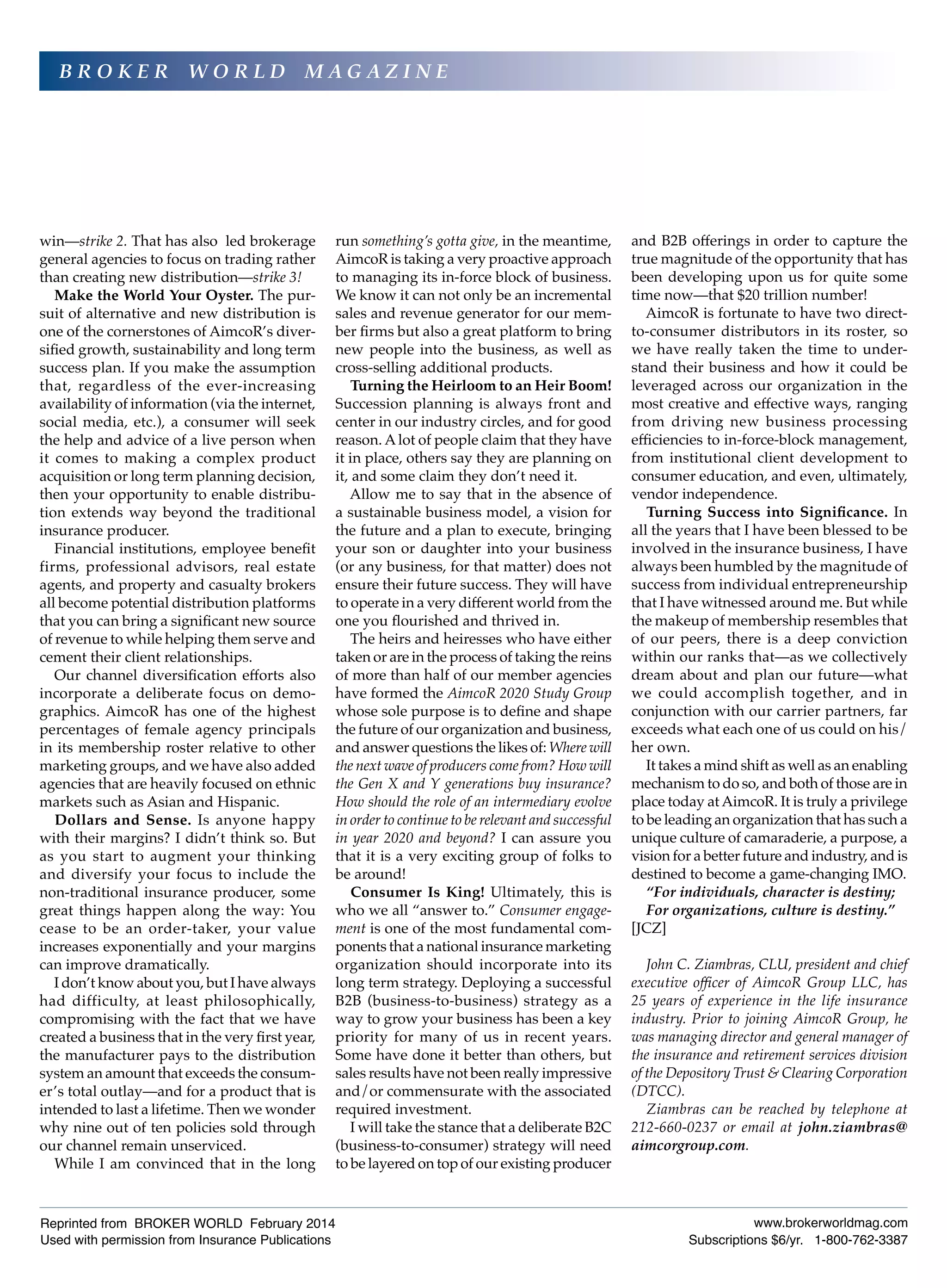 Inside BGA Marketing Groups - AimcoR | PDF