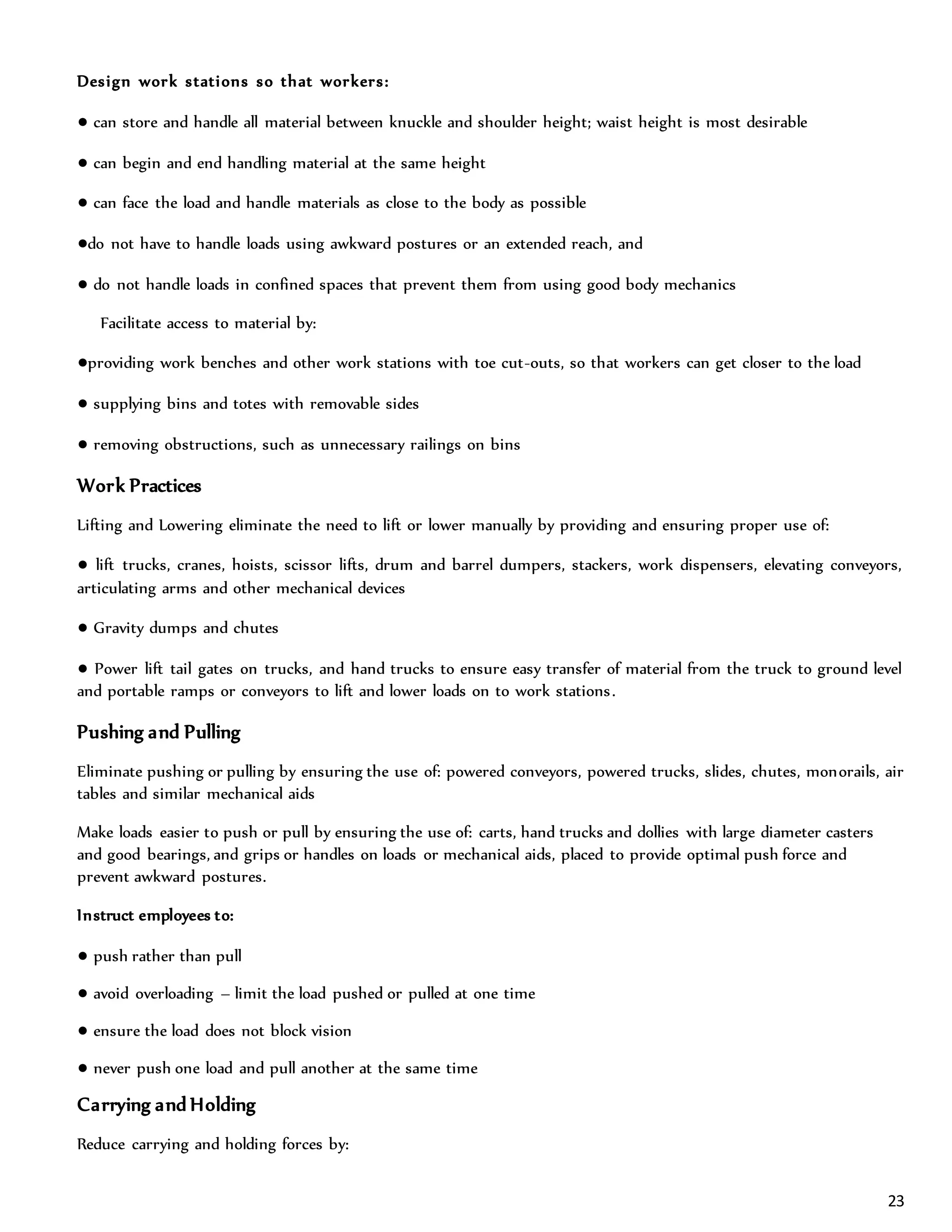 OHS Training Manual | DOCX