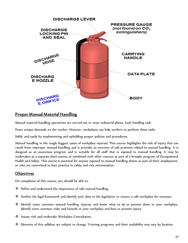 OHS Training Manual | DOCX | Medical Health