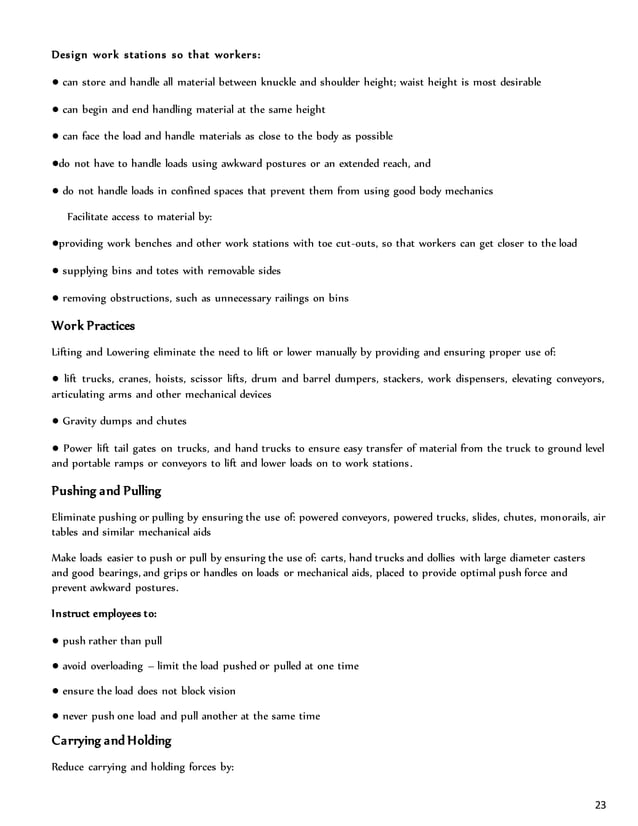 OHS Training Manual | DOCX | Medical Health