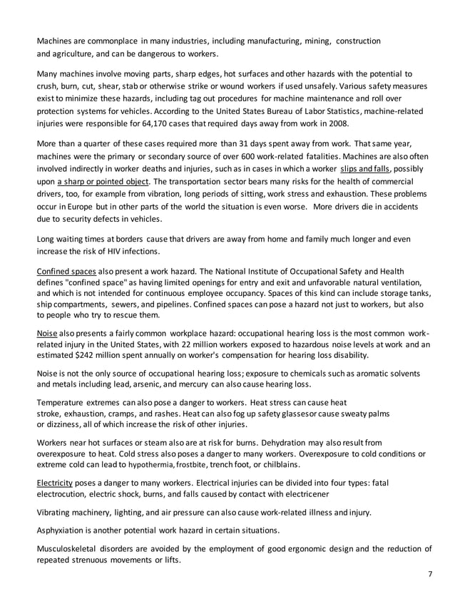 OHS Training Manual | DOCX | Medical Health