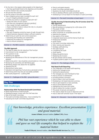 Certificate in Internal Audit | PDF