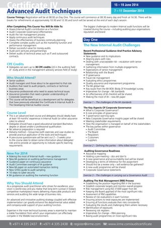 Certificate in Internal Audit | PDF