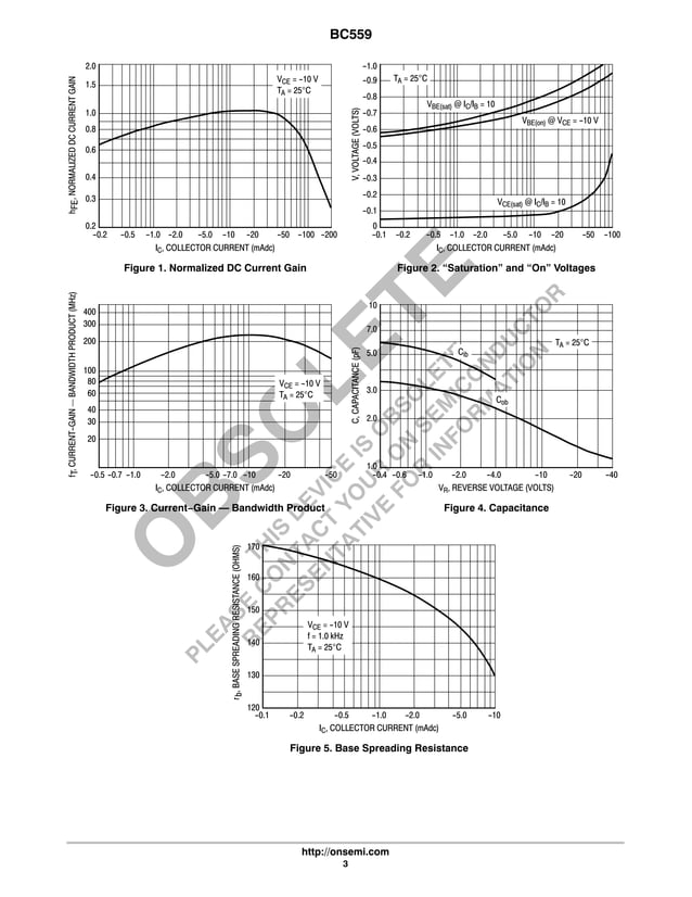 Original PNP Transistor BC559CTA BC559 559 30V 0.1A TO-92 New ON ...