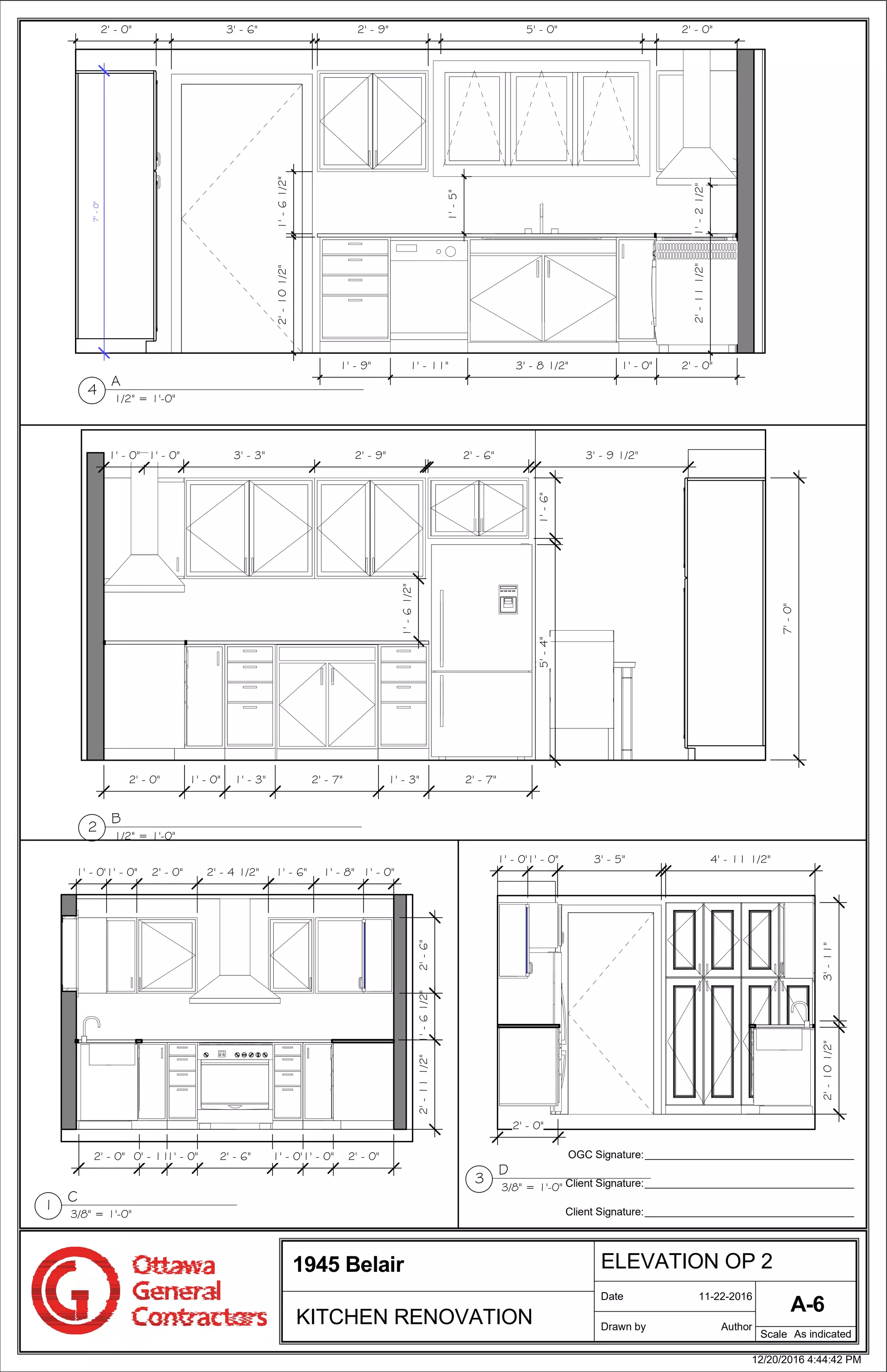 1945 BELAIR KITCHEN PROPOSAL ELEVATION | PDF