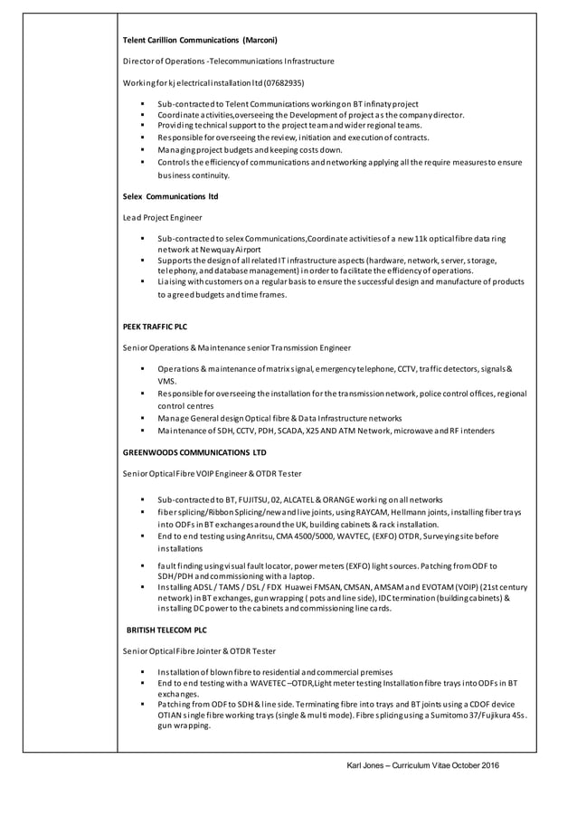 Karl jones Aramco CV -Use this one - Copy | PDF