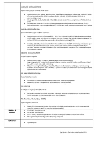 Karl jones Aramco CV -Use this one - Copy | PDF