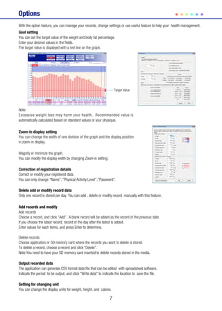 BC601 software body_vision sd_application(en)_tanita | PDF