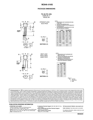 Original PNP Transistor BC640 640 TO-220F New | PDF