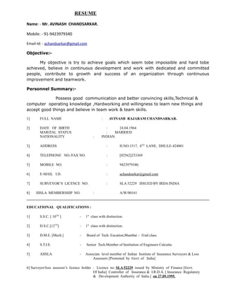 resume[cv]-1-ori | RTF | Resume Writing and Advice | Job Search