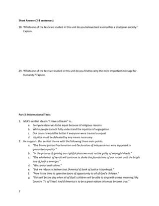 Unit 1 Assessment | PDF