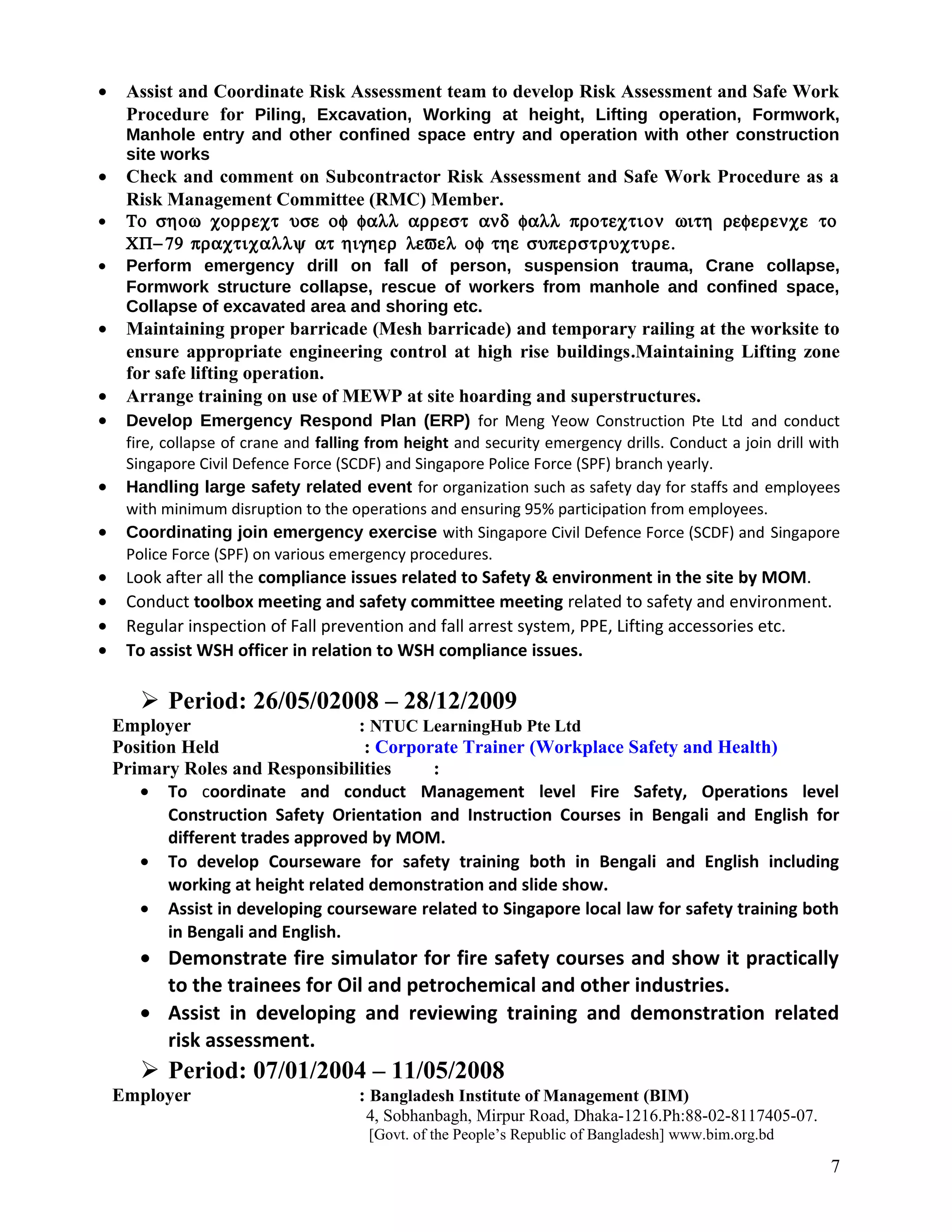 Nurul_Resume__HSE Consultant | DOC