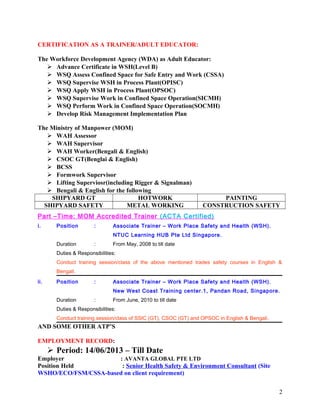 Nurul_Resume__HSE Consultant | DOC