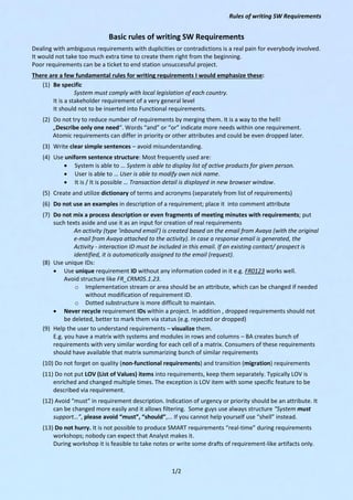 Writing_SW_Requirements_Basics | PDF