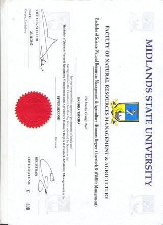SANDRA MSU CERTIFICATE0001 | PDF