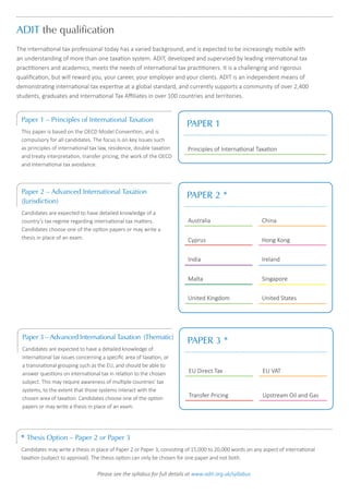 ADIT 4-Page Flyer 2015 | PDF