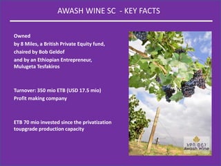 AWASH CORPORATE SHOW for Mulatu concert | PPT