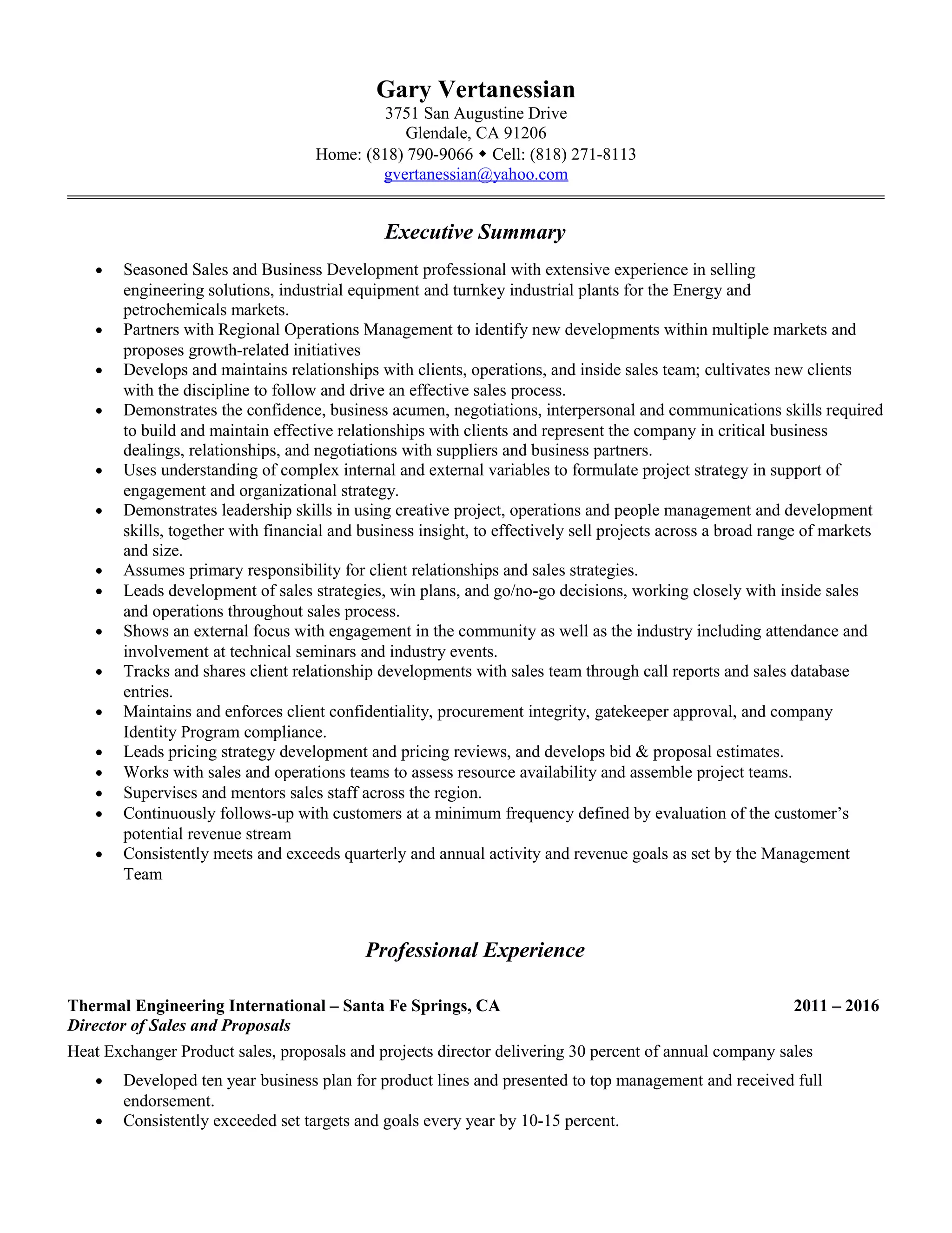 Vertanessian, Gary - RESUME | DOC