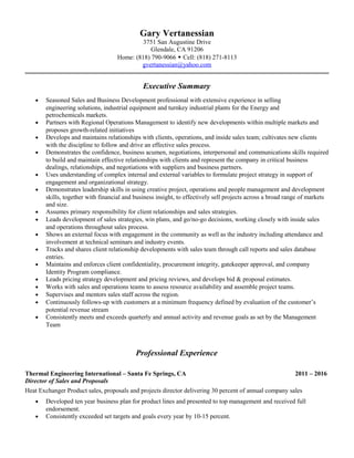 Vertanessian, Gary - RESUME | DOC